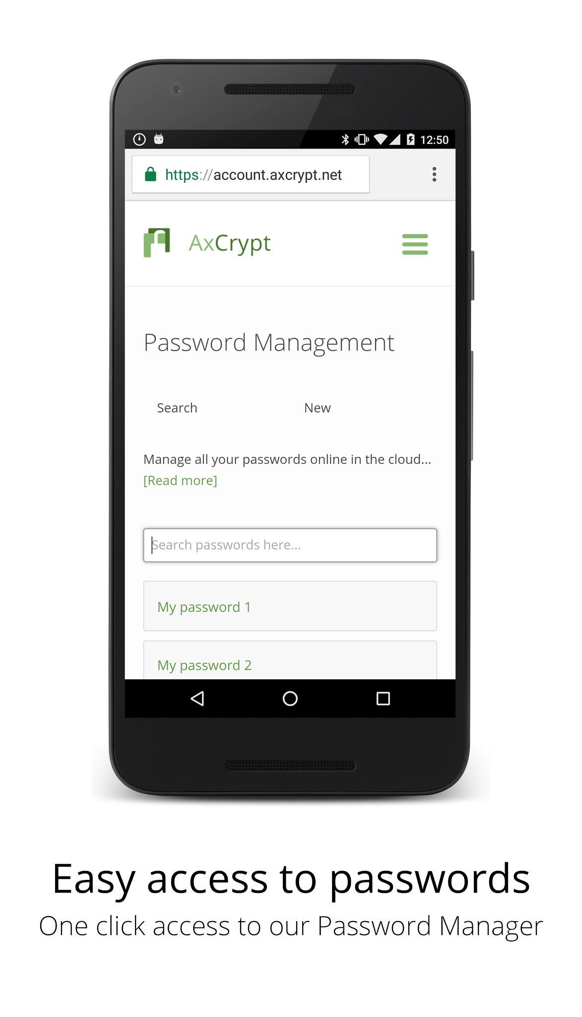 Mobile App | AxCrypt - File Security Made Easy